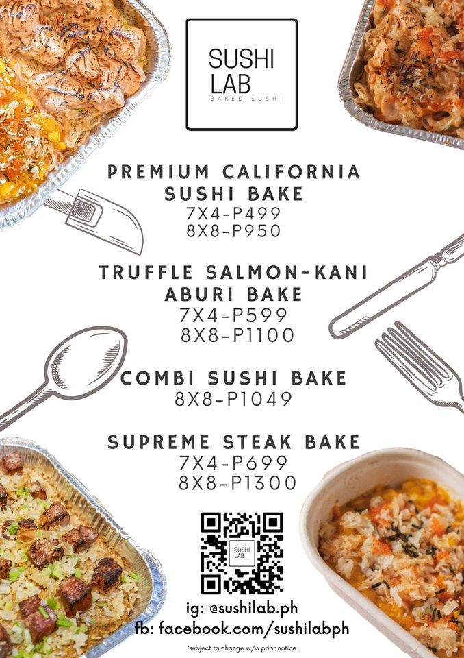 SUSHI LAB: Baked Sushi With A Twist - Buzzsetter