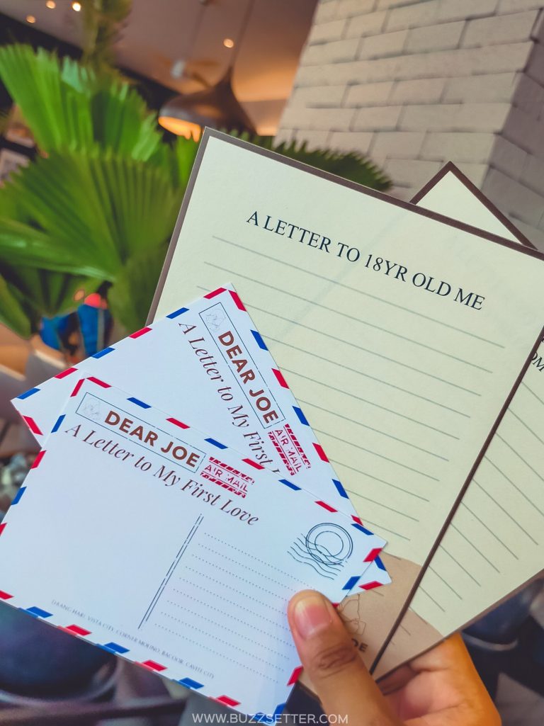 DEAR JOE: First Letter Writing Cafe Is Now Open In The PHILIPPINES!