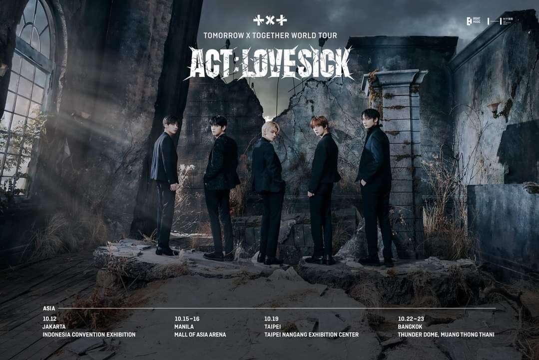 TOMORROW X TOGETHER announces 'ACT: LOVE SICK' Asia tour - Buzzsetter