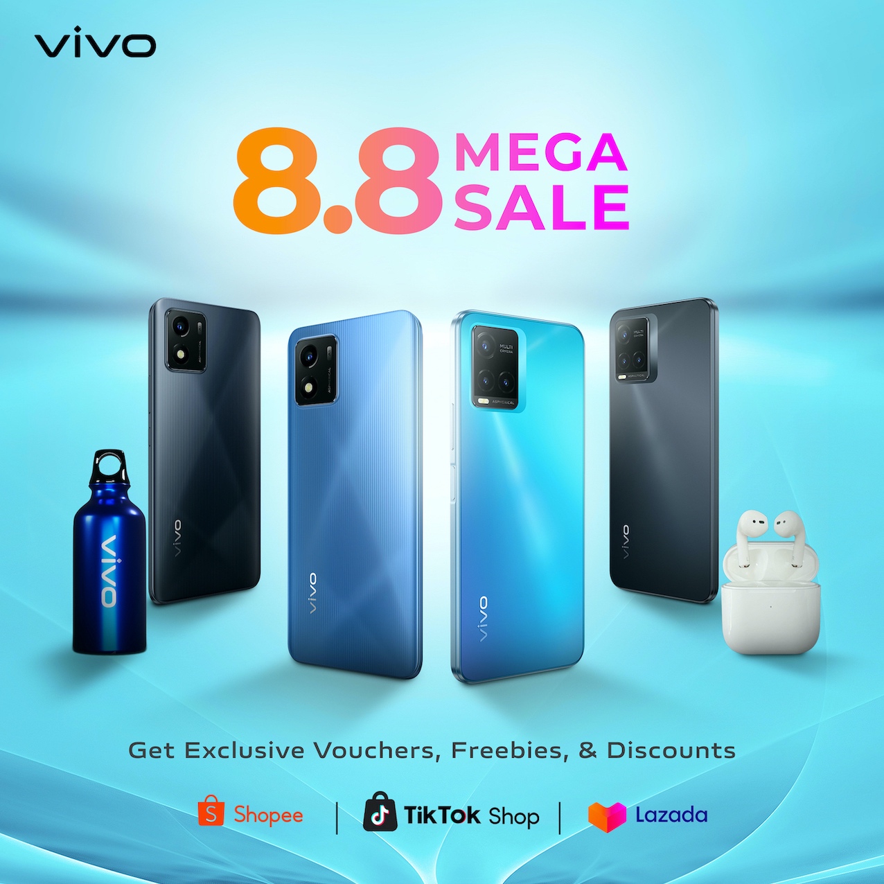 vivo 8.8 Mega Sale On Shopee, Lazada, And TikTok - Buzzsetter