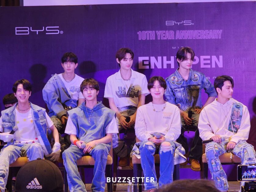 BYS X ENHYPEN Press Conference: Talks About Their Career, Concert and ...